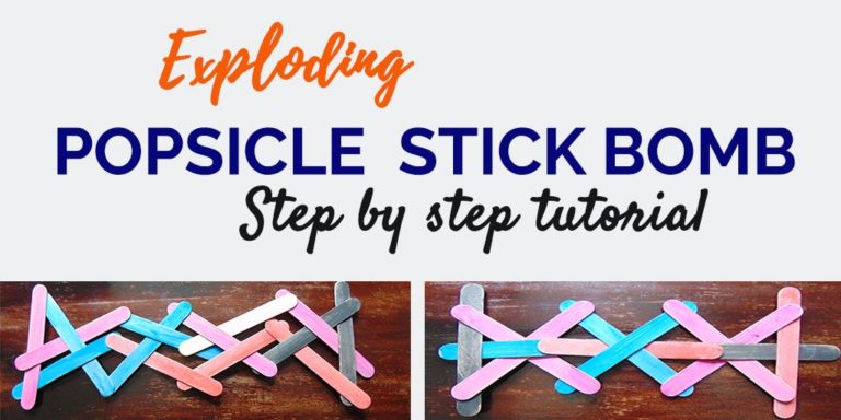 Exploding Popsicle Stick Bomb Tutorial - An Energy Experiment For Kids