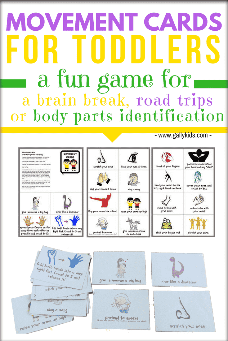 Movement Cards: A Fun Travel Activity For Toddlers
